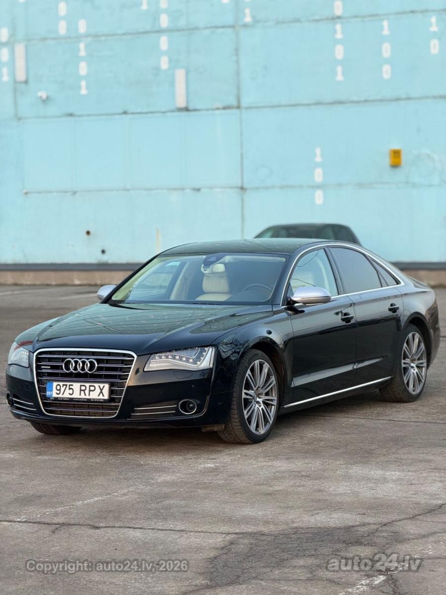 Black Audi A8 2011 in Tallinn, with an engine capacity of 3.00 L and mileage of 419 thousand km for 9900 €, photo 1 on AUTOMOTO.COM.LV