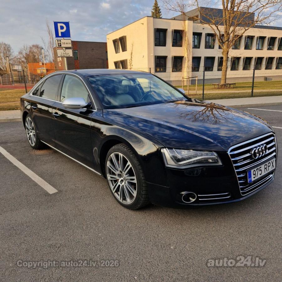 Black Audi A8 2011 in Tartu, with an engine capacity of 3.00 L and mileage of 0 thousand km for 9490 €, photo 2 on AUTOMOTO.COM.LV