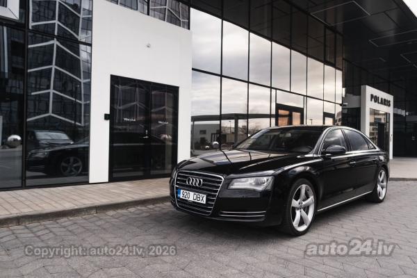 Black Audi A8 2011 in Tallinn, with an engine capacity of 4.10 L and mileage of 260 thousand km for 9990 €, photo 3 on AUTOMOTO.COM.LV