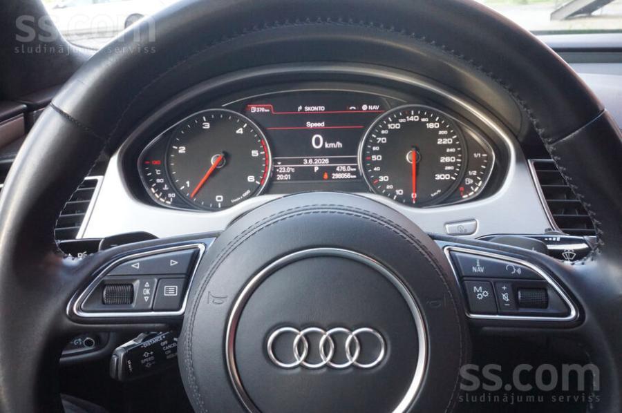 Black Audi A8 2011 in Riga, with an engine capacity of 4.20 L and mileage of 297 thousand km for 12700 €, photo 30 on AUTOMOTO.COM.LV