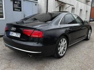 Black Audi A8 2011 in Daugavpils, with an engine capacity of 3.00 L and mileage of 274 thousand km for 14000 €, photo 7 on AUTOMOTO.COM.LV