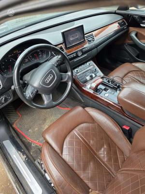 Melns Audi A8 2011 Viļņa, ar dzinēja tilpumu 4.16 L un nobraukumu 294 tūkst. km par 6500 €, foto 18 vietnē AUTOMOTO.COM.LV