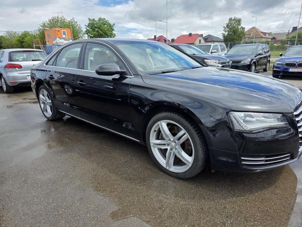 Melns Audi A8 2011 Šauļi, ar dzinēja tilpumu 2.97 L un nobraukumu 244 tūkst. km par 11000 €, foto 5 vietnē AUTOMOTO.COM.LV