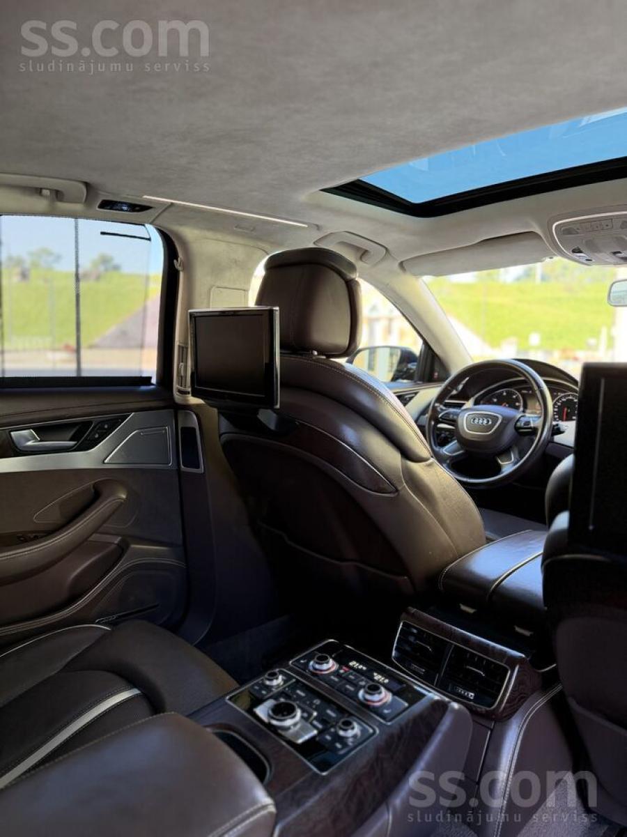 Melns Audi A8 2011 Daugavpils, ar dzinēja tilpumu 4.20 L un nobraukumu 314 tūkst. km par 12100 €, foto 13 vietnē AUTOMOTO.COM.LV
