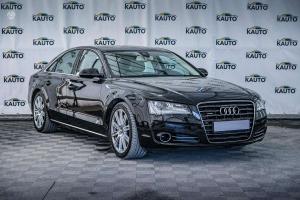Black Audi A8 2011 in Kaunas, with an engine capacity of 4.20 L and mileage of 306 thousand km for 12890 €, photo 3 on AUTOMOTO.COM.LV