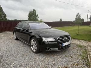 Black Audi A8 2011 in Vilnius, with an engine capacity of 4.16 L and mileage of 298 thousand km for 10999 €, photo 3 on AUTOMOTO.COM.LV