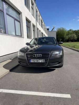 Black Audi A8 2011 in Kaunas, with an engine capacity of 2.97 L and mileage of 211 thousand km for 10500 €, photo 8 on AUTOMOTO.COM.LV