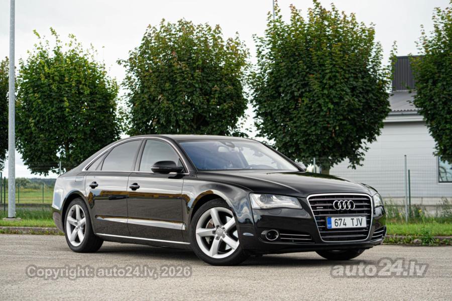 Black Audi A8 2011 in Tallinn, with an engine capacity of 3.00 L and mileage of 223 thousand km for 15500 €, photo 1 on AUTOMOTO.COM.LV
