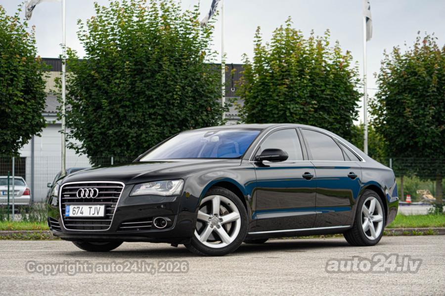 Black Audi A8 2011 in Tallinn, with an engine capacity of 3.00 L and mileage of 223 thousand km for 15500 €, photo 6 on AUTOMOTO.COM.LV