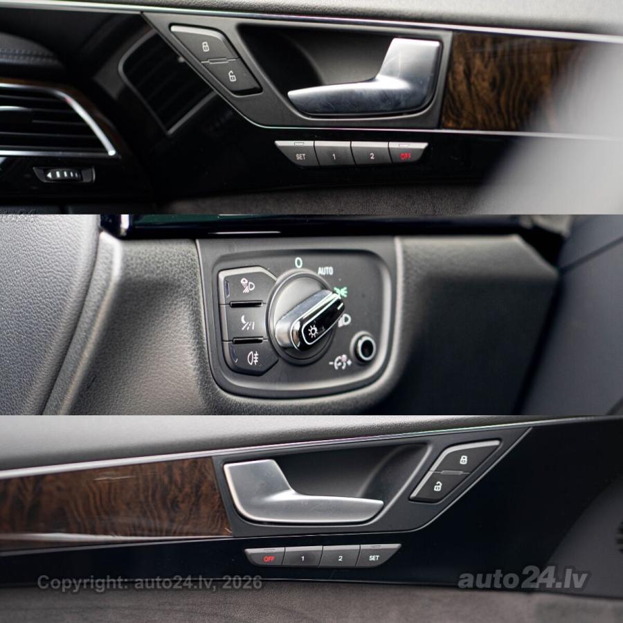 Black Audi A8 2011 in Tallinn, with an engine capacity of 3.00 L and mileage of 223 thousand km for 15500 €, photo 22 on AUTOMOTO.COM.LV