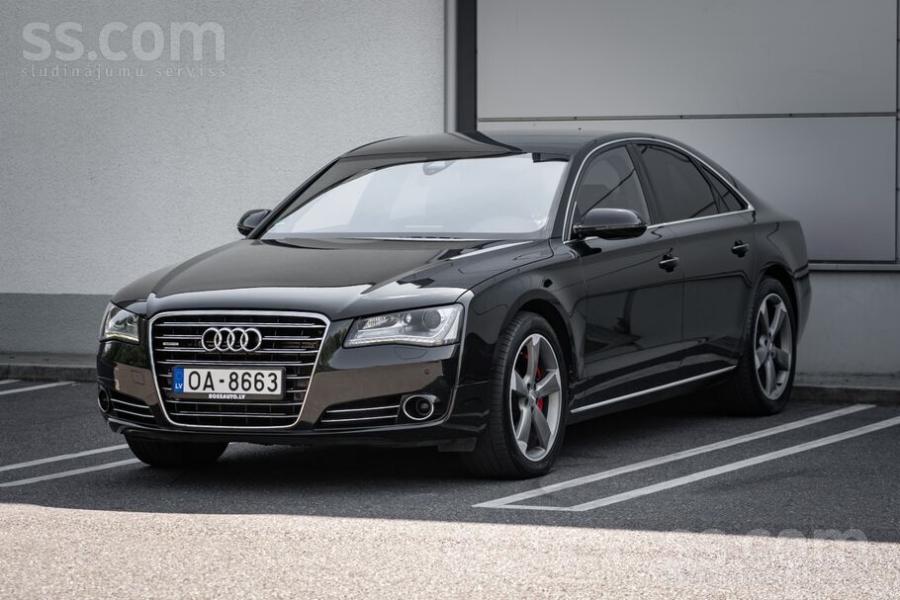 Melns Audi A8 2011 Rīga, ar dzinēja tilpumu 4.20 L un nobraukumu 0 tūkst. km par 15500 €, foto 1 vietnē AUTOMOTO.COM.LV