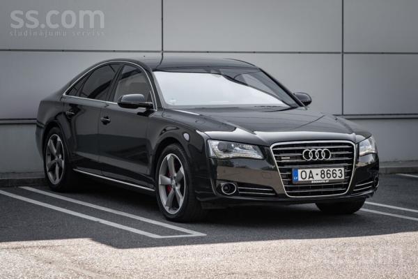 Melns Audi A8 2011 Rīga, ar dzinēja tilpumu 4.20 L un nobraukumu 0 tūkst. km par 15500 €, foto 3 vietnē AUTOMOTO.COM.LV