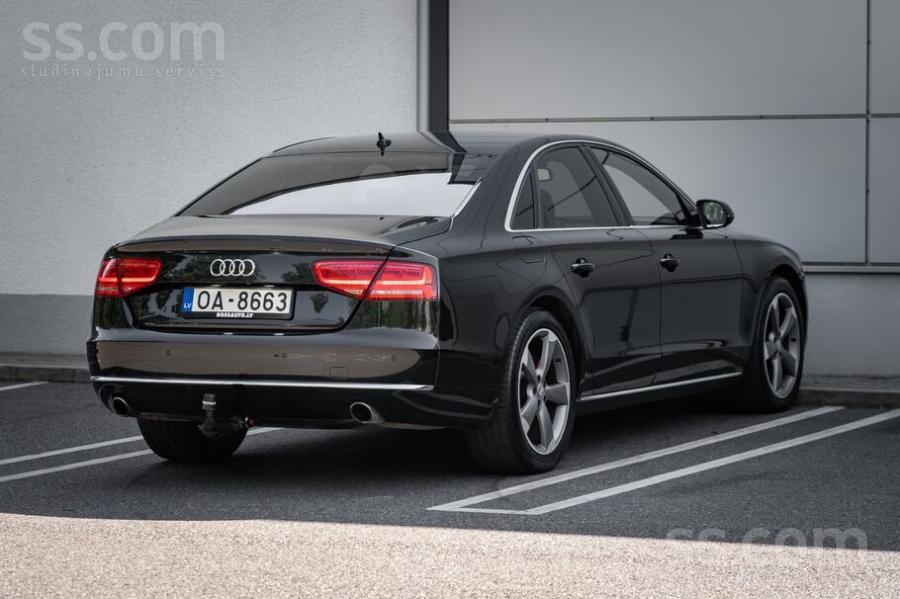 Melns Audi A8 2011 Rīga, ar dzinēja tilpumu 4.20 L un nobraukumu 0 tūkst. km par 15500 €, foto 5 vietnē AUTOMOTO.COM.LV