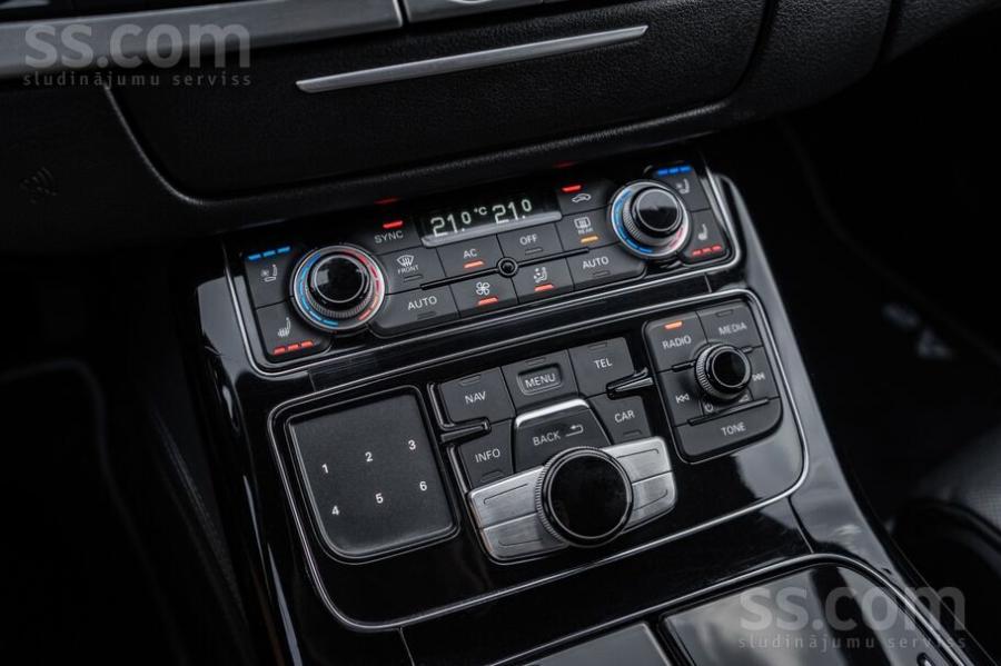 Melns Audi A8 2011 Rīga, ar dzinēja tilpumu 4.20 L un nobraukumu 0 tūkst. km par 15500 €, foto 26 vietnē AUTOMOTO.COM.LV