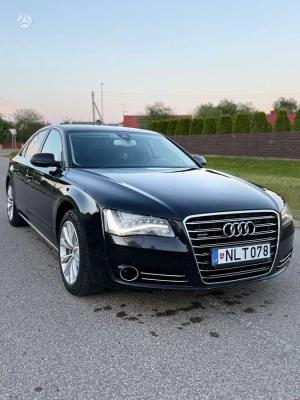 Black Audi A8 2011 in Vilnius, with an engine capacity of 4.13 L and mileage of 380 thousand km for 8200 €, photo 3 on AUTOMOTO.COM.LV