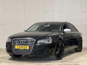 Black Audi A8 2011 in Klaipeda, with an engine capacity of 6.30 L and mileage of 137 thousand km for 9999 €, photo  on AUTOMOTO.COM.LV