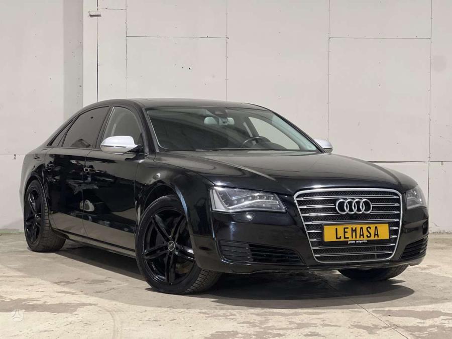 Melns Audi A8 2011 Klaipėda, ar dzinēja tilpumu 6.30 L un nobraukumu 137 tūkst. km par 9999 €, foto 10 vietnē AUTOMOTO.COM.LV