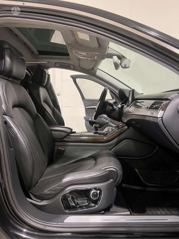 Melns Audi A8 2011 Klaipėda, ar dzinēja tilpumu 6.30 L un nobraukumu 137 tūkst. km par 9999 €, foto 10 vietnē AUTOMOTO.COM.LV