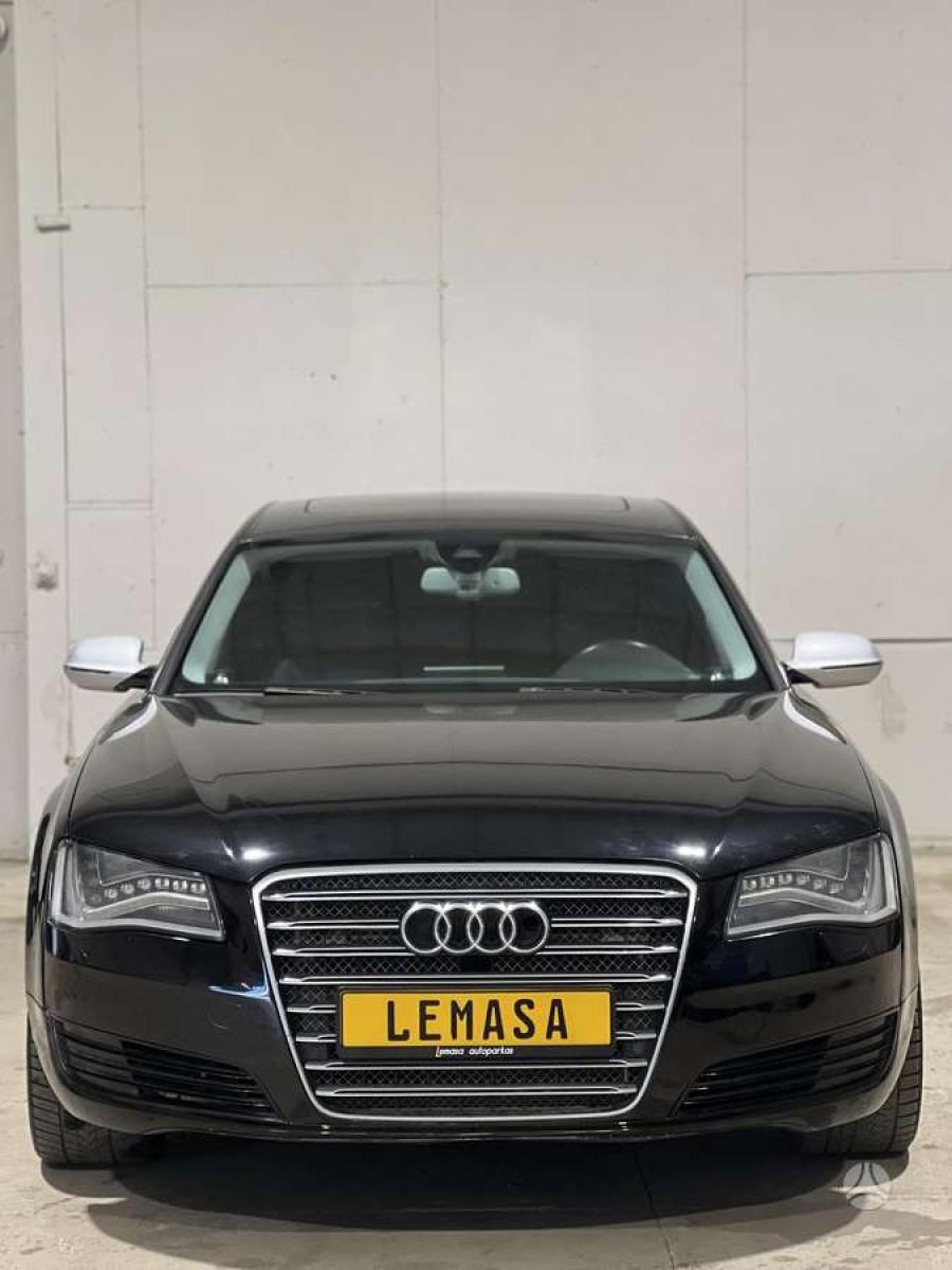 Melns Audi A8 2011 Klaipėda, ar dzinēja tilpumu 6.30 L un nobraukumu 137 tūkst. km par 9999 €, foto 16 vietnē AUTOMOTO.COM.LV