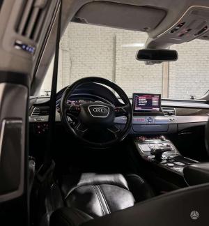 Melns Audi A8 2011 Klaipėda, ar dzinēja tilpumu 6.30 L un nobraukumu 137 tūkst. km par 9999 €, foto 41 vietnē AUTOMOTO.COM.LV