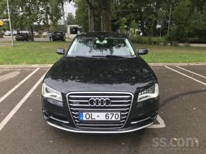 Black Audi A8 2011 in Riga, with an engine capacity of 3.00 L and mileage of 340 thousand km for 12500 €, photo  on AUTOMOTO.COM.LV