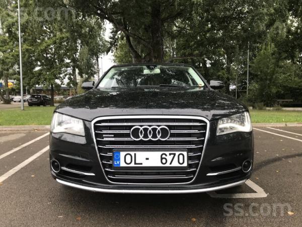 Черный Ауди А8 2011 в Рига, объемом двигателя 3.00 л и пробегом 340 тыс. км за 12500 €, фото 2 на AUTOMOTO.COM.LV
