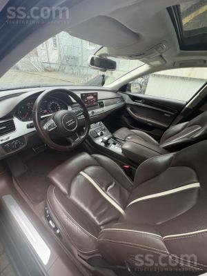 Black Audi A8 2011 in Riga, with an engine capacity of 3.00 L and mileage of 340 thousand km for 12500 €, photo 10 on AUTOMOTO.COM.LV