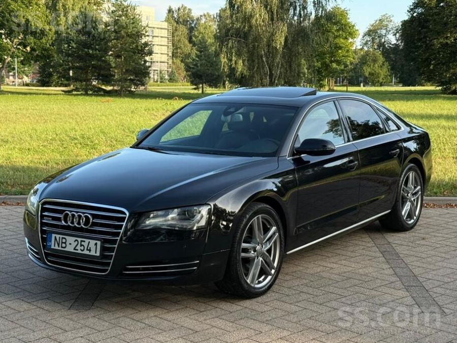 Черный Ауди А8 2011 в Рига, объемом двигателя 3.00 л и пробегом 285 тыс. км за 9990 €, фото 5 на AUTOMOTO.COM.LV