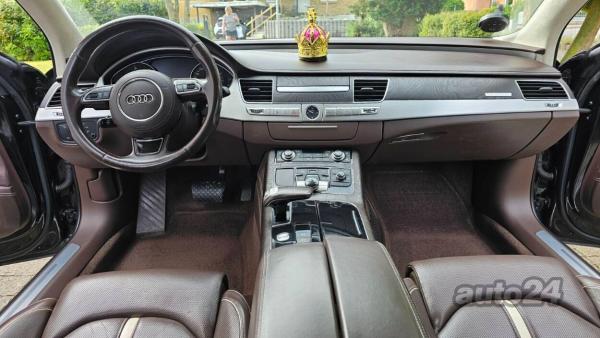 Melns Audi A8 2012 Rīga, ar dzinēja tilpumu 4.20 L un nobraukumu 320 tūkst. km par 11500 €, foto 11 vietnē AUTOMOTO.COM.LV