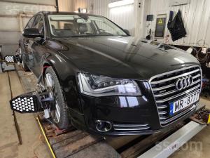 Melns Audi A8 2012 Rīga, ar dzinēja tilpumu 4.20 L un nobraukumu 324 tūkst. km par 14700 €, foto 25 vietnē AUTOMOTO.COM.LV
