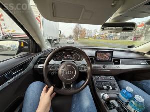 Melns Audi A8 2012 Rīga, ar dzinēja tilpumu 4.20 L un nobraukumu 324 tūkst. km par 14700 €, foto 28 vietnē AUTOMOTO.COM.LV