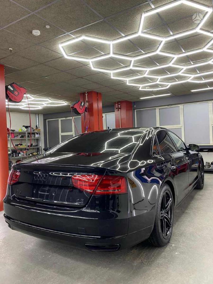 Melns Audi A8 2012 Klaipėda, ar dzinēja tilpumu 4.20 L un nobraukumu 172 tūkst. km par 11300 €, foto 6 vietnē AUTOMOTO.COM.LV