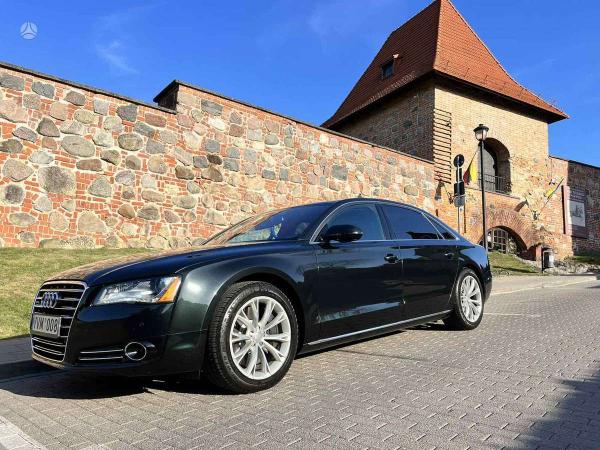 Melns Audi A8 2012 Viļņa, ar dzinēja tilpumu 4.20 L un nobraukumu 170 tūkst. km par 10000 €, foto 3 vietnē AUTOMOTO.COM.LV