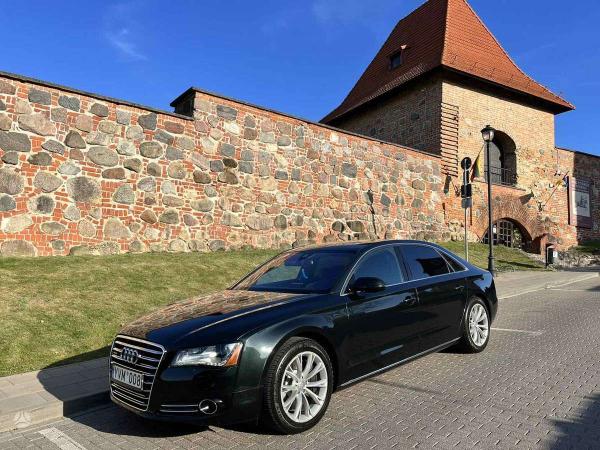 Melns Audi A8 2012 Viļņa, ar dzinēja tilpumu 4.20 L un nobraukumu 170 tūkst. km par 10000 €, foto 6 vietnē AUTOMOTO.COM.LV