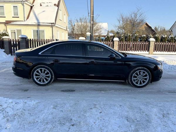Melns Audi A8 2012 Ukmergė, ar dzinēja tilpumu 4.16 L un nobraukumu 171 tūkst. km par 10999 €, foto 3 vietnē AUTOMOTO.COM.LV