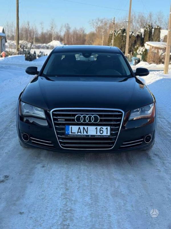 Melns Audi A8 2012 Ukmergė, ar dzinēja tilpumu 4.16 L un nobraukumu 171 tūkst. km par 10999 €, foto 8 vietnē AUTOMOTO.COM.LV