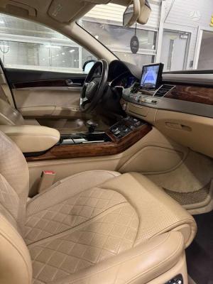 Melns Audi A8 2012 Viļņa, ar dzinēja tilpumu 4.16 L un nobraukumu 160 tūkst. km par 13000 €, foto 7 vietnē AUTOMOTO.COM.LV
