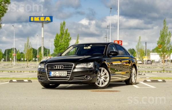 Черный Ауди А8 2012 в Рига, объемом двигателя 3.00 л и пробегом 279 тыс. км за 14990 €, фото 4 на AUTOMOTO.COM.LV