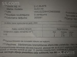 Melns Audi A8 2012 Rīga, ar dzinēja tilpumu 3.00 L un nobraukumu 355 tūkst. km par 13500 €, foto 7 vietnē AUTOMOTO.COM.LV
