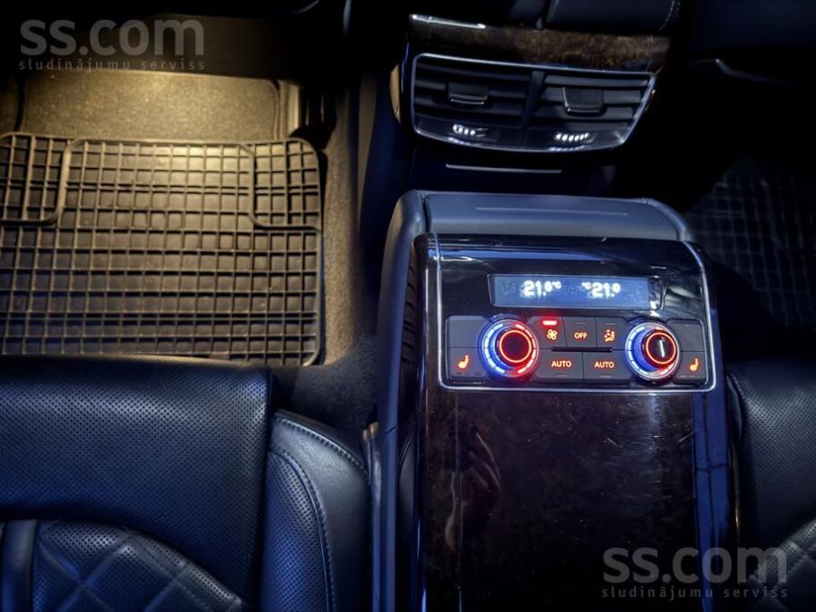 Melns Audi A8 2012 Rīga, ar dzinēja tilpumu 3.00 L un nobraukumu 355 tūkst. km par 13500 €, foto 11 vietnē AUTOMOTO.COM.LV
