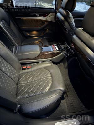 Melns Audi A8 2012 Rīga, ar dzinēja tilpumu 3.00 L un nobraukumu 355 tūkst. km par 13500 €, foto 16 vietnē AUTOMOTO.COM.LV