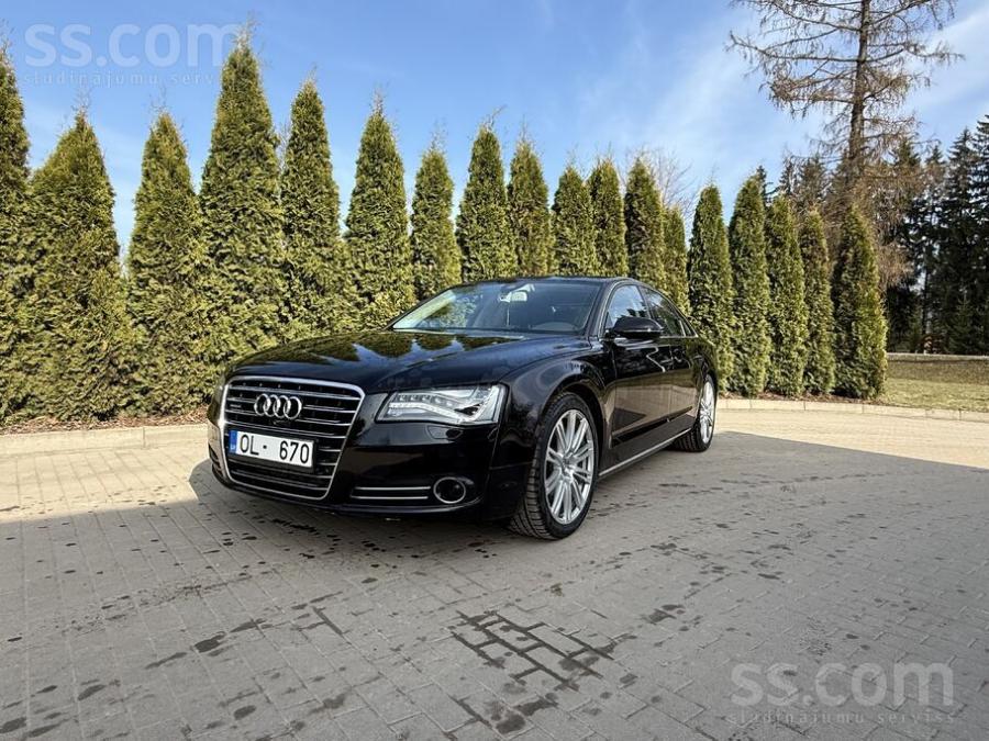Melns Audi A8 2012 Rīga, ar dzinēja tilpumu 3.00 L un nobraukumu 355 tūkst. km par 13500 €, foto 19 vietnē AUTOMOTO.COM.LV