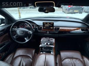 Black Audi A8 2012 in Riga, with an engine capacity of 3.00 L and mileage of 348 thousand km for 13900 €, photo 6 on AUTOMOTO.COM.LV