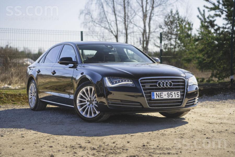 Melns Audi A8 2012 Rīga, ar dzinēja tilpumu 3.00 L un nobraukumu 348 tūkst. km par 15990 €, foto 4 vietnē AUTOMOTO.COM.LV