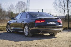Melns Audi A8 2012 Rīga, ar dzinēja tilpumu 3.00 L un nobraukumu 348 tūkst. km par 15990 €, foto 5 vietnē AUTOMOTO.COM.LV