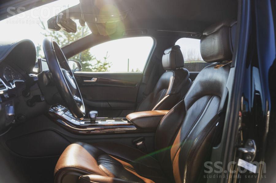 Melns Audi A8 2012 Rīga, ar dzinēja tilpumu 3.00 L un nobraukumu 348 tūkst. km par 15990 €, foto 9 vietnē AUTOMOTO.COM.LV