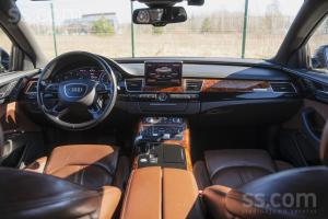 Melns Audi A8 2012 Rīga, ar dzinēja tilpumu 3.00 L un nobraukumu 348 tūkst. km par 15990 €, foto 12 vietnē AUTOMOTO.COM.LV