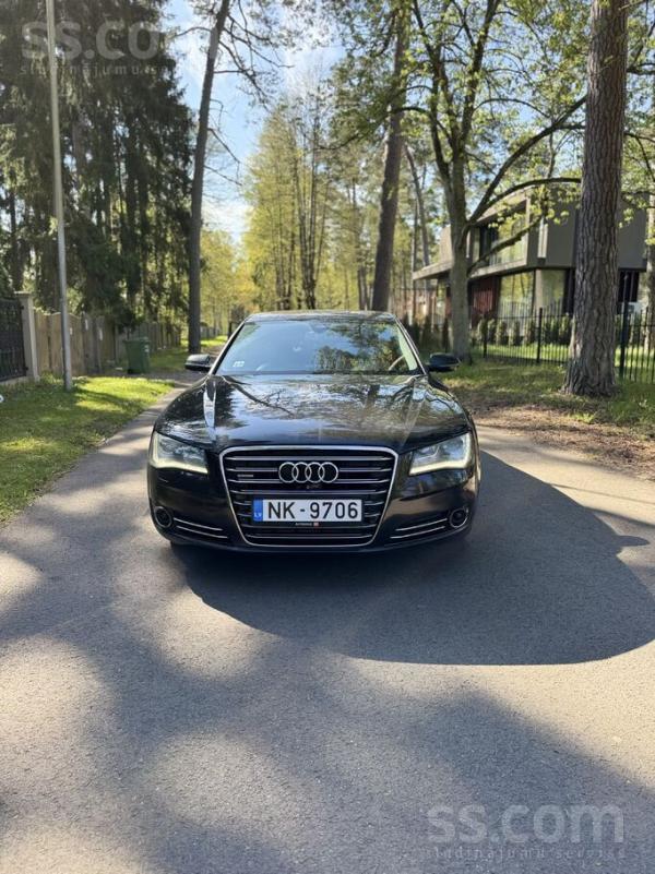 Melns Audi A8 2012 Kuldīga, ar dzinēja tilpumu 3.00 L un nobraukumu 348 tūkst. km par 11500 €, foto 5 vietnē AUTOMOTO.COM.LV