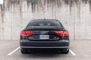 Black Audi A8 2012 in Vilnius, with an engine capacity of 4.16 L and mileage of 217 thousand km for 11500 €, photo 8 on AUTOMOTO.COM.LV
