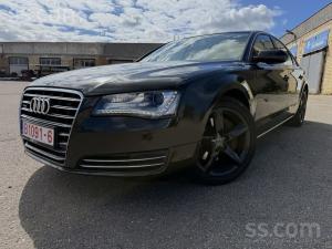 Melns Audi A8 2012 Tukums, ar dzinēja tilpumu 3.00 L un nobraukumu 269 tūkst. km par 8600 €, foto  vietnē AUTOMOTO.COM.LV